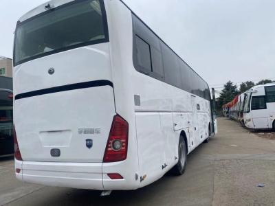 중국 사용 된 12m 고급 디젤 관광 코치 버스 55 좌석과 최대 토크 1460N.m 판매용