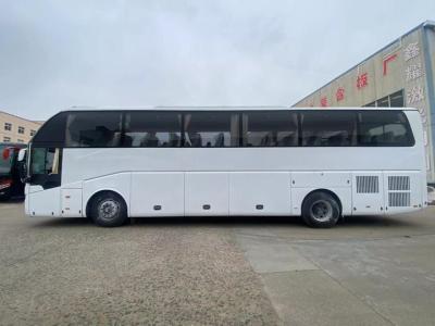 중국 사용 된 12m 고급 디젤 관광 코치 버스 55 좌석과 최대 토크 1460N.m 판매용