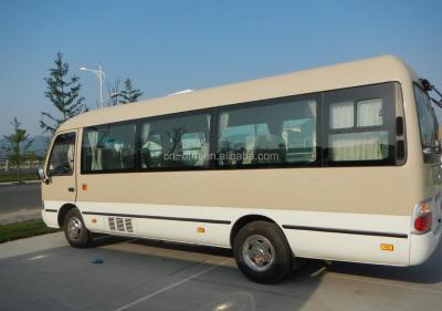 Κίνα 28 θέσεις Toyo ta Coaster Επιβατικό λεωφορείο για την απαίτηση του πελάτη Εξαιρετικό σχεδιασμό προς πώληση