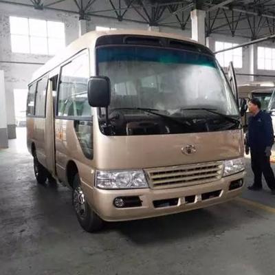 중국 30 좌석 수동 변속기와 4L 엔진 용량으로 사용 된 RHD LHD 미니 코스터 버스 판매용