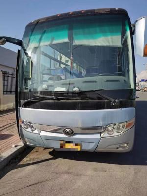 중국 65 좌석 관광 럭셔리 사용 된 코치 버스 차시 모델 EQ6100KR4T 맥스.토크 800 Nm/rpm 판매용