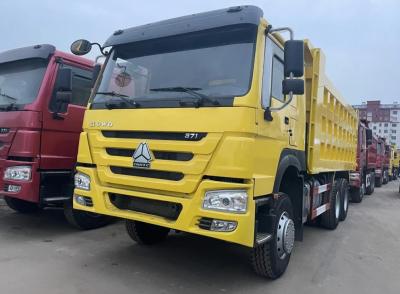 중국 Refurbished Sinotruck Howo 6x4 10 Wheeler 371hp Used Tipper Dump Truck Cruise Control None 판매용