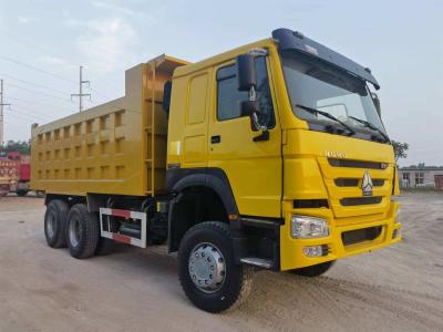 중국 Refurbished Sinotruck Howo 6x4 10 Wheeler 371hp Used Tipper Dump Truck Cruise Control None 판매용