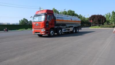 Κίνα CIMC LINYU FAW 8*4 31 Cub Aluminum Alloy Diesel Tanker Truck Petrol Fuel Transport Truck προς πώληση
