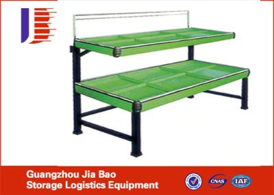 Cina Scaffali su ordine L1800*W800*1500mm dello scaffale della frutta e della verdura della fila dell'acciaio 2 in vendita