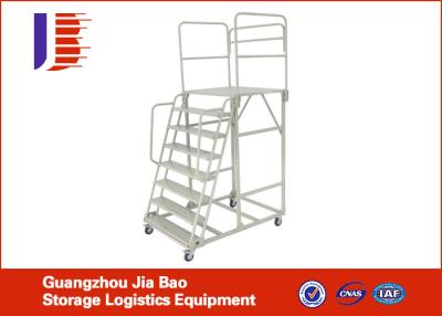 Cina Scala a libretto d'acciaio del camion della piattaforma di Removeable per la raccoglitrice di ordine, capacità 500kg in vendita