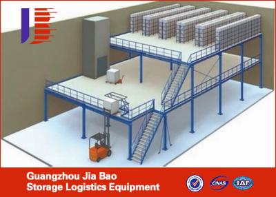 Cina Sistema d'acciaio industriale di racking del mezzanino per i ricambi auto, 300KG-1000KG/quadrato in vendita