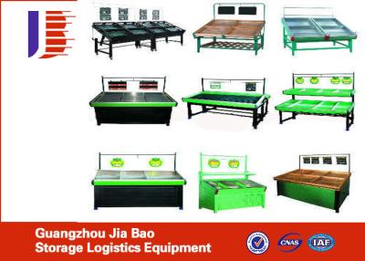 Cina L'annuncio pubblicitario ha galvanizzato lo scaffale della frutta e della verdura del metallo con il singolo lato, la capacità 100kg in vendita