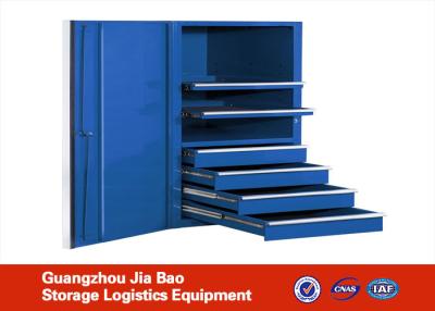 Cina Governi di stoccaggio chiudibili a chiave regolabili dello strumento metallo rosso/blu del rullo con i cassetti in vendita