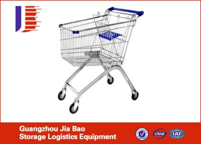 Cina Personalizzi i carrelli del supermercato 4-Wheels con la barra della maniglia in vendita