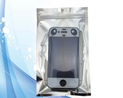 China Printed Clear Window Alumimum Foil Plastic k Bag for Cell Phone/ Bag for Cell Phone Case Packing for sale