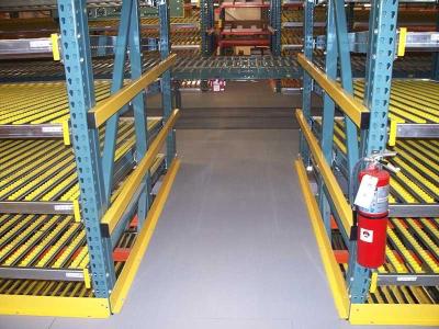 China Carton Flow Picking Gravity Flow Racking Powder Coating Surface Finished for sale