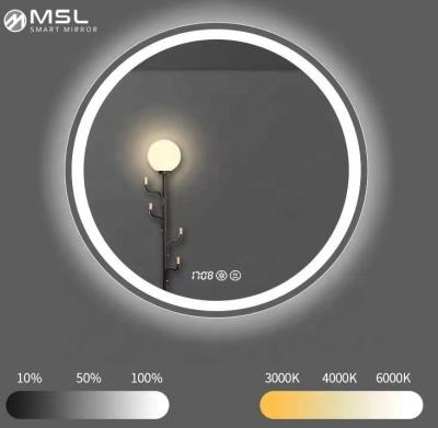 Modern Touch Sensor Light Mirror IP44 Backlit LED Bathroom Mirror 6000k