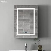 Quality Square LED Light Mirror Cabinet Customized Medicine Cabinet With Light for sale