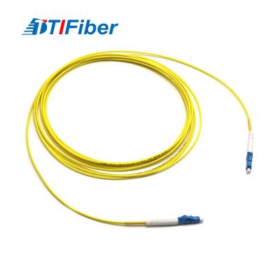 China Singlemode Faser-Optikverbindungskabel Inspektion LC-LC UPC APC Simplexbetrieb-0.9mm/2.0mm/3.0mm LSZH zu verkaufen