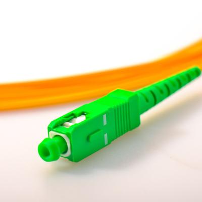 China Jumper Yellow Fiber Optical Patch schnüren SC/LC/ST UPC polnisches Singlemode zu verkaufen