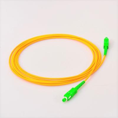 Κίνα Simplex 9/125 1 2 χρήσης FTTH ενιαίος τρόπος σκοινιού μπαλωμάτων οπτικών ινών Sc 3 μέτρων προς πώληση