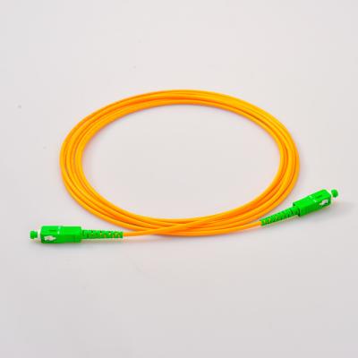 Κίνα Simplex 9/125 1 2 χρήσης FTTH ενιαίος τρόπος σκοινιού μπαλωμάτων οπτικών ινών Sc 3 μέτρων προς πώληση