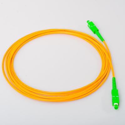 Κίνα Simplex 9/125 1 2 χρήσης FTTH ενιαίος τρόπος σκοινιού μπαλωμάτων οπτικών ινών Sc 3 μέτρων προς πώληση