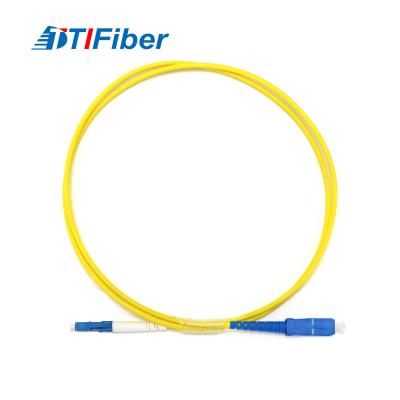 中国 Lc/Sc/Fc/St G652d 9/125 Smの光ファイバーのパッチ・コードの単信 販売のため