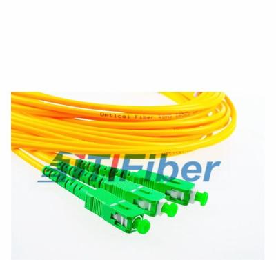 중국 SC/APC 싱글모드 Mutimode 단순한 쌍신회로를 가진 10M FTTH 섬유 접속 코드 판매용