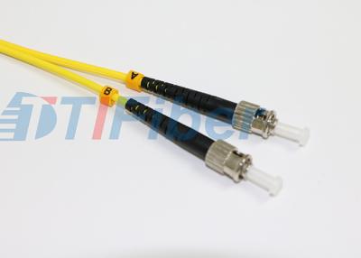 중국 ST 싱글모드 이중 광학적인 잠바 코드 3.0MM 낮은 삽입 손실에 FC 판매용