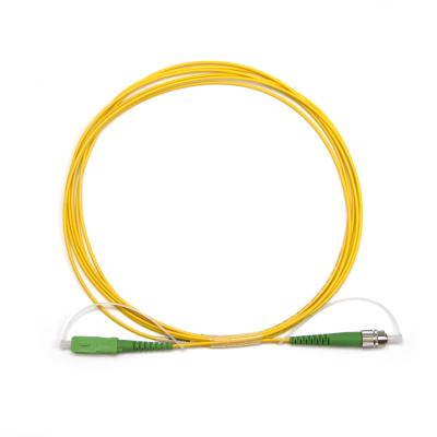 중국 새로운 디자인 테스트 싱글 모드 심플렉스 3 5 10M SC / APC - FC / APC FTTH OFNP 광섬유 패치 코드 판매용