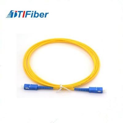 중국 FTTH 네트워크 2.0mm SC/APC를 위한 싱글모드 심플렉스 LSZH 광섬유 접속 코드 판매용