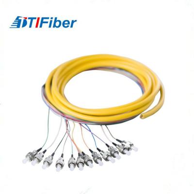China puente unimodal/con varios modos de funcionamiento LC de la coleta a una cara de 0.9m m del ST óptico del SC FC de Fibra para los pares en venta