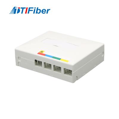 China Caixa portuária de 4 Mini Fiber Optical Terminal Rosette para FTTH à venda