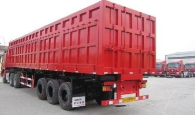 China Cilindro hidráulico resistente do camião basculante Reboque 3 Eixos para a areia de pedra Transportion à venda