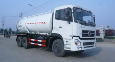 Cina Camion cisterna di aspirazione delle acque luride di vuoto del camion 18000L di aspirazione delle acque luride di Dongfeng in vendita