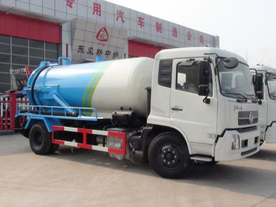 Cina 8000 litri di scopo speciale del camion di Dongfeng del getto di vuoto di aspirazione di camion cisterna delle acque luride in vendita