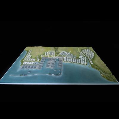 China 1:2000 Scale Nador West Med Port Complex Miniature Building Model with ABS Material and 45-Day Production for sale