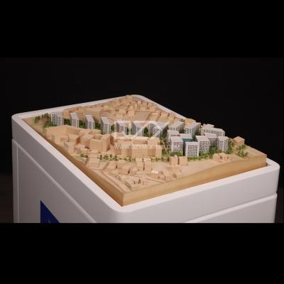 China 1:500 Scale Maple Wood Architectural Scale Model with 25-Day Lead Time for Urban Design Visualization for sale
