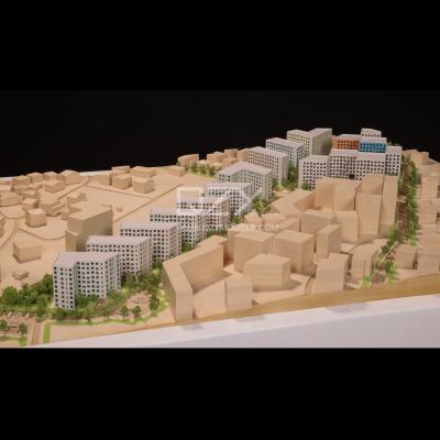 China 1:500 Scale Maple Wood Architectural Scale Model with 25-Day Lead Time for Urban Design Visualization for sale