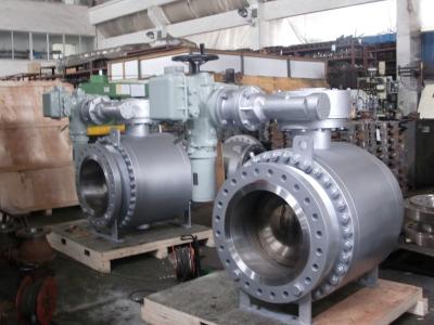 Chine Robinet à tournant sphérique monté par tourillon mou de pouce 600LB de Seat 16 à vendre