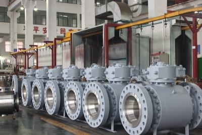 Chine Robinet à tournant sphérique monté par tourillon mou de pouce 600LB de Seat 16 à vendre