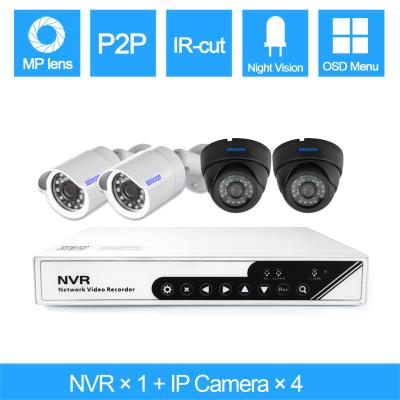 Cina 1MP si dirigono le videocamere di sicurezza, sistema di videosorveglianza bianco della famiglia RoHS in vendita