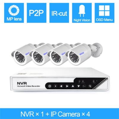 Cina Videocamera di sicurezza senza fili HDMI 4CH 1.0MP 720P di Wifi impermeabile in vendita