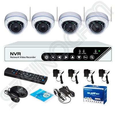 Cina Sistema del videoregistratore digitale della rete di WIFI del corredo di rilevazione di moto H.264 4ch NVR in vendita