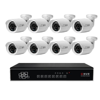 Cina Rilevazione di moto pronta per l'uso dei corredi dei mini del IP di Onvif 8CH 720P sistemi NVR della videocamera di sicurezza in vendita