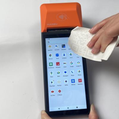 China NFC POS Portable Machine Android 14 Touch Screen POS 6 Inch for sale