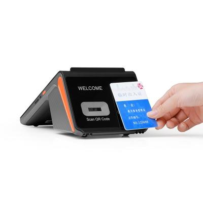 Cina Terminale POS Android da 8 pollici con scanner 2D e stampante da 58 mm in vendita