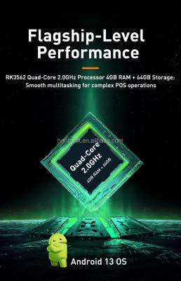 중국 8인치 안드로이드 POS 터미널, 3GB RAM, 16GB 플래시 판매용