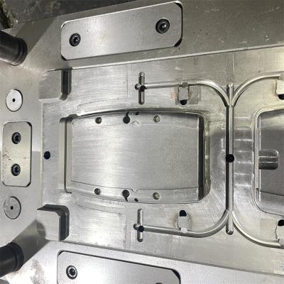 China Soft Material TPE Overmold Over Mould With PC For Power Box Grey Color for sale