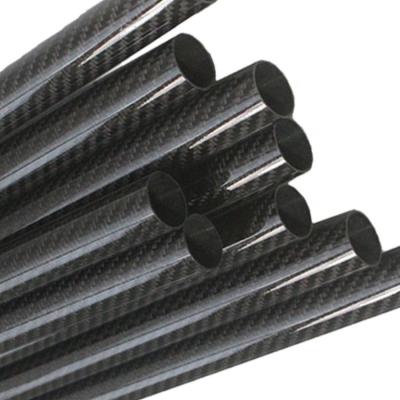 Cina tubo di fibra di carbonio a modulo elevato di lunghezza specifica con 0% di cenere e NOVE volatile in vendita