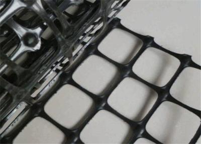 Chine Stabilisation au sol Geogrid en plastique 50m noir biaxiale à vendre