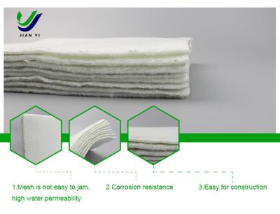 Corrosion Resistant Staple Geotextile Road Fabric For Environmental Engineering
