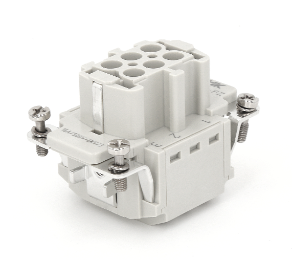 6 Pin 16A Quick Locking Connector - Side View